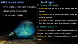 Fault tolerance techniques | PPTX