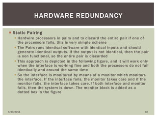 Fault tolerance techniques tsp | PPT