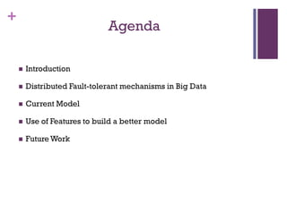 Fault tolerant mechanisms in Big Data | PDF