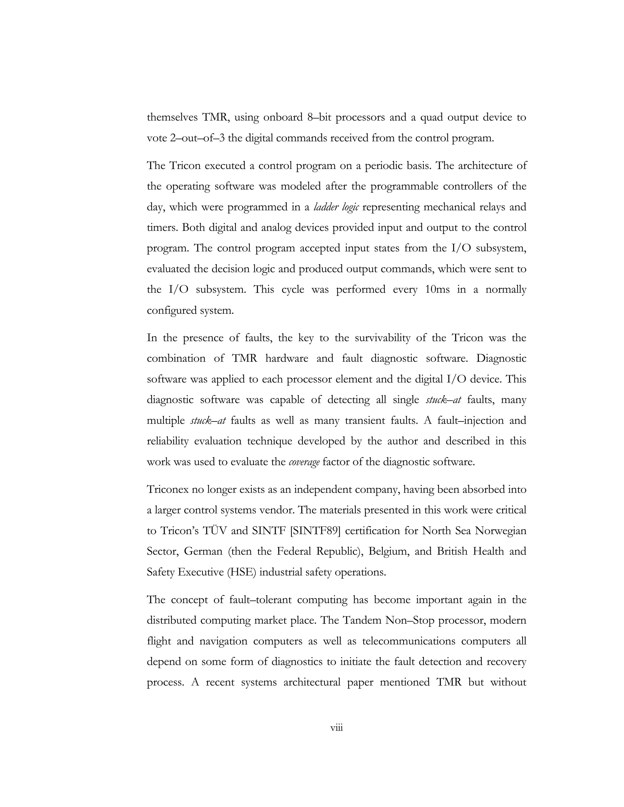 Fault Tolerant System Reliability In The Presence Of Imperfect Diagnostic Coverage Pdf 3136
