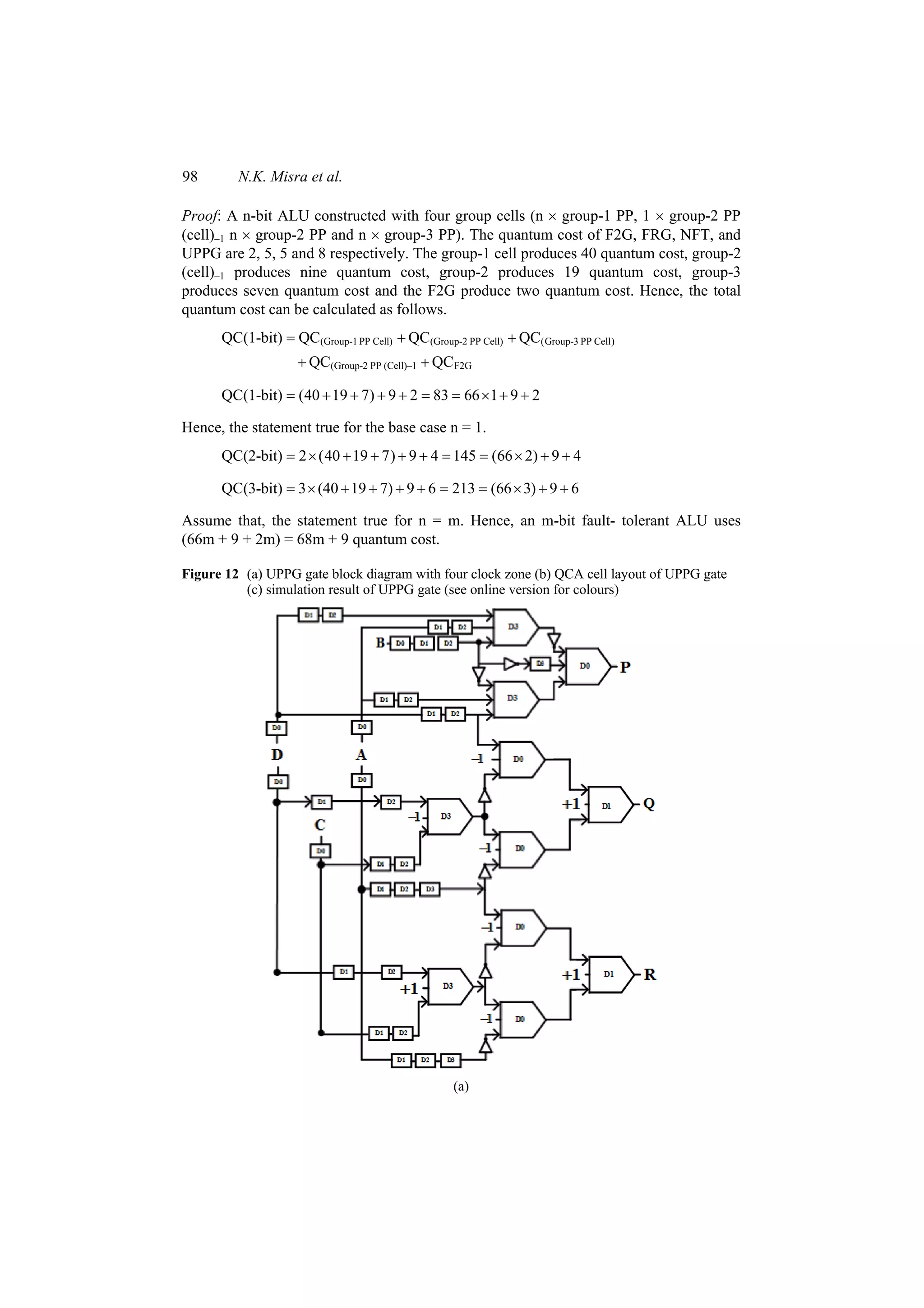 Approach to design a high performance fault-tolerant reversible ALU | PDF