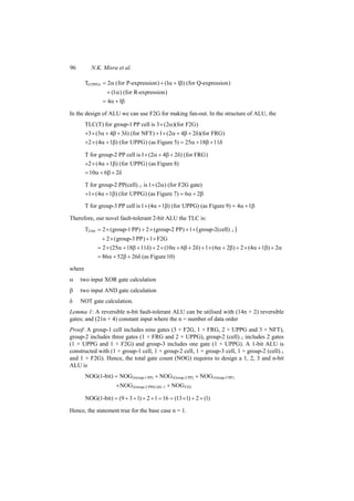 Approach to design a high performance fault-tolerant reversible ALU | PDF