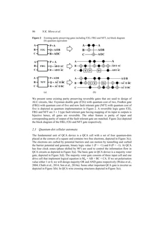 Approach to design a high performance fault-tolerant reversible ALU | PDF