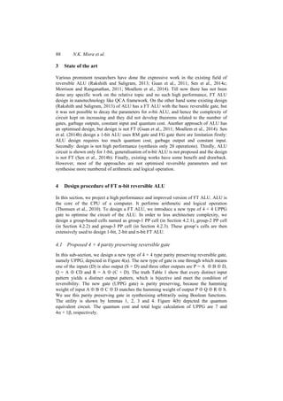 Approach to design a high performance fault-tolerant reversible ALU | PDF