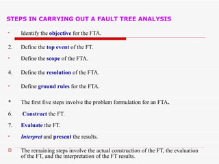 Fault Tree Analysis | PPT