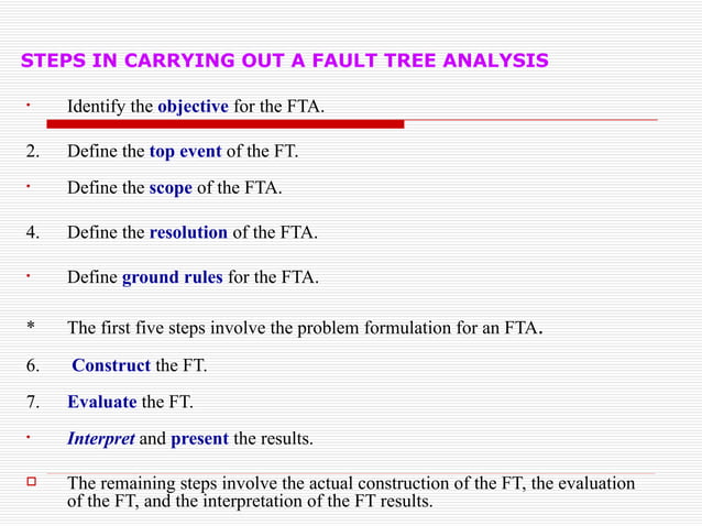 Fault Tree Analysis | PPT | Computer Software and Applications | Computing