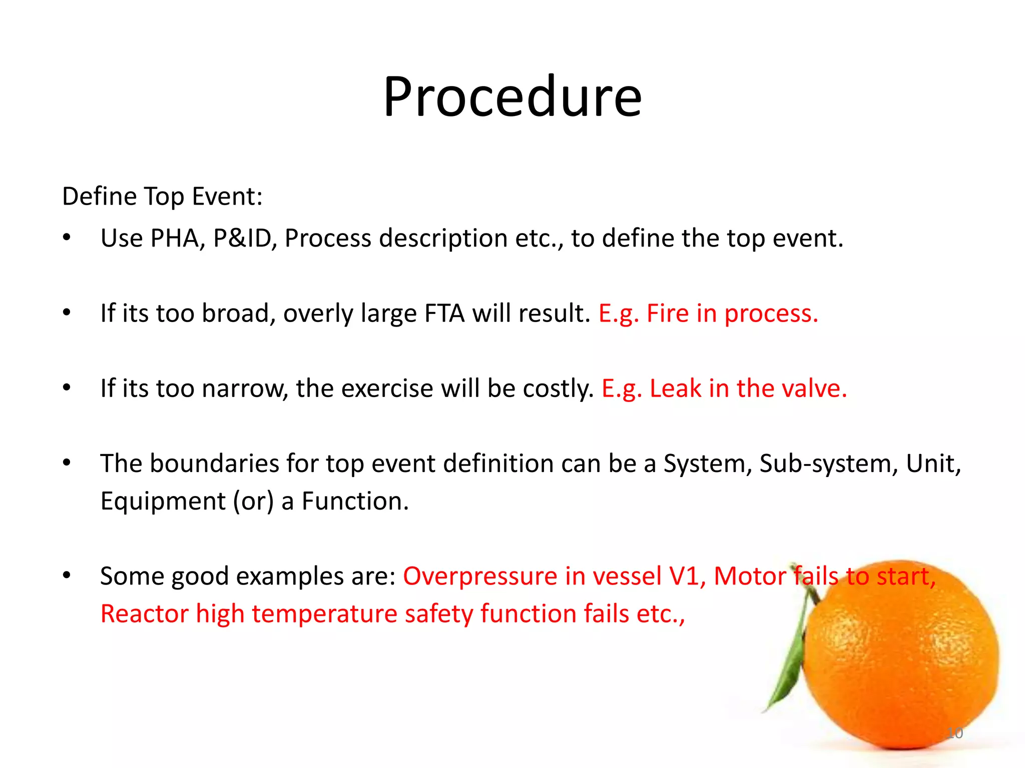 FAULT TREE ANALYSIS (FTA) SEMINAR PRESENTATION | PPTX