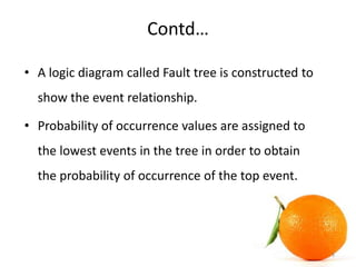 FAULT TREE ANALYSIS (FTA) SEMINAR PRESENTATION | PPTX