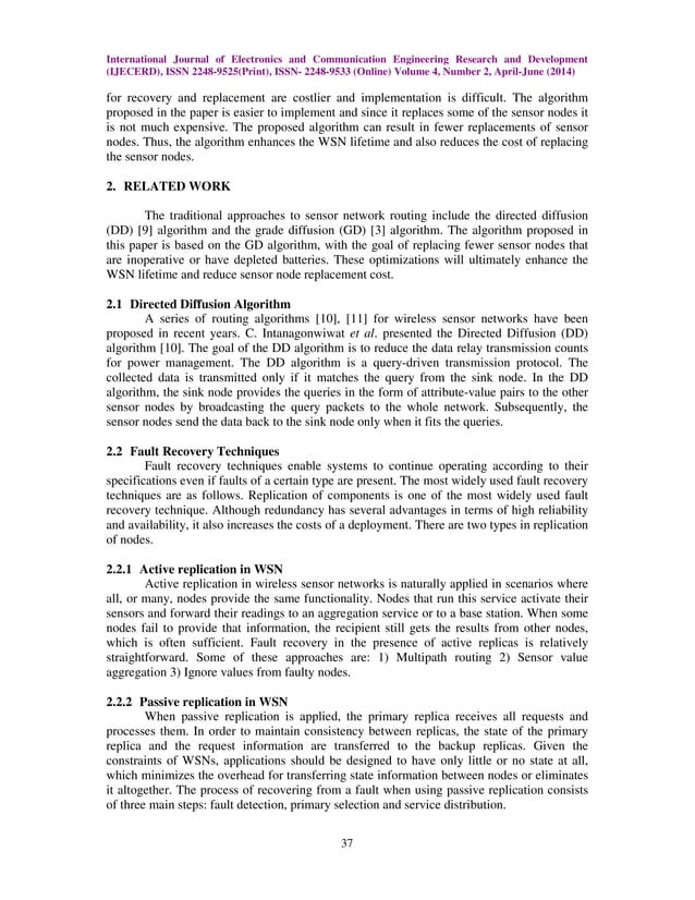 Faulty Node Recovery And Replacement Algorithm For Wireless Sensor 4230