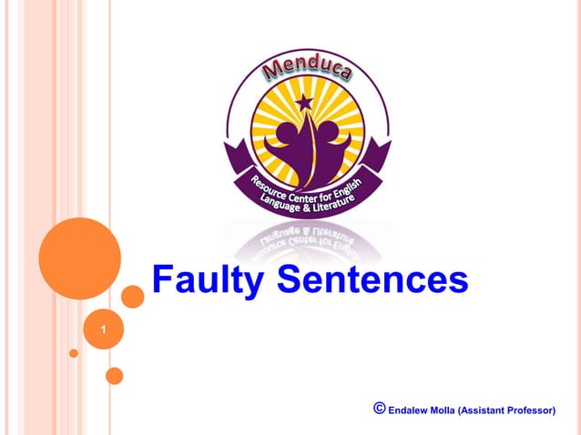 Faulty Sentences | PPTX