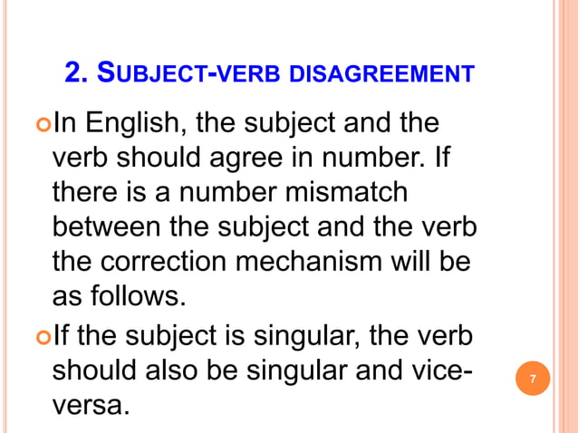Faulty Sentences | PPTX