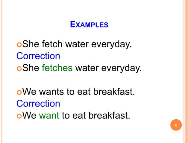 Faulty Sentences | PPTX