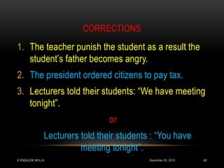Faulty Sentences - Basic Writing Skills | PPTX