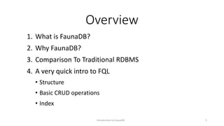 Introduction to Fauna | PPT