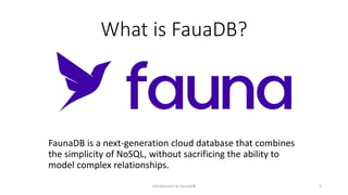 Introduction to Fauna | PPT