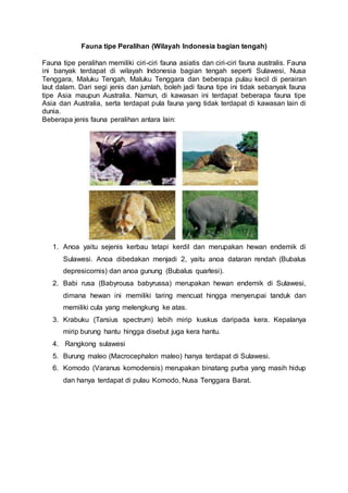 Fauna asiatis | DOCX