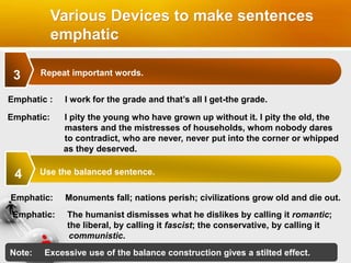 Emphasis and Variety | PPT
