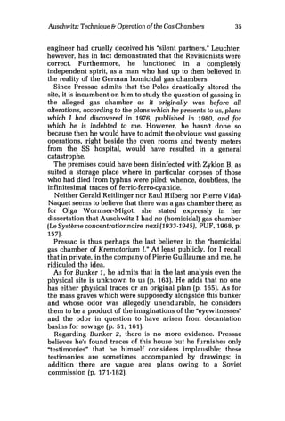 Faurisson, robert pressac, jean-claude. auschwitz technique and ...