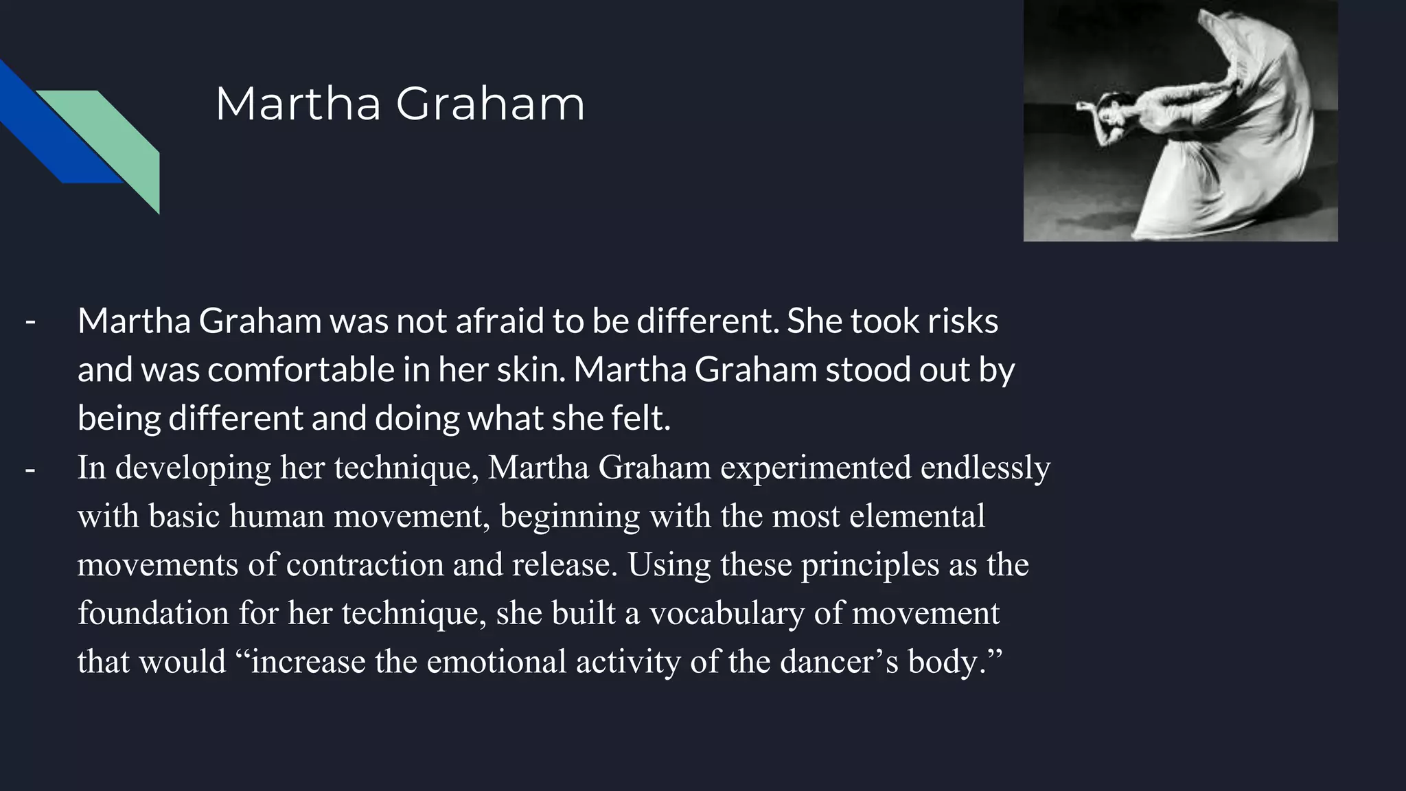 Martha Graham | PPTX