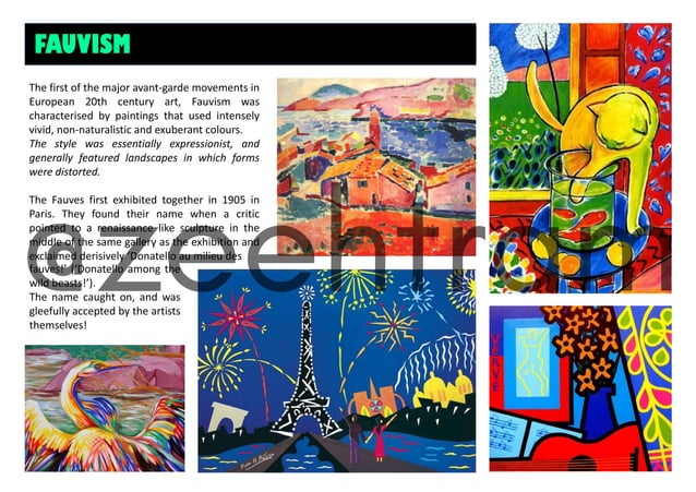 Understanding the Fauvism Art Movement | PDF | Painting | Arts and Crafts