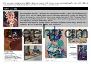 Understanding the Fauvism Art Movement | PDF