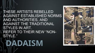 Fauvism, Dadaism, Surrealism.pptxxxxxxxxxx | PPTX