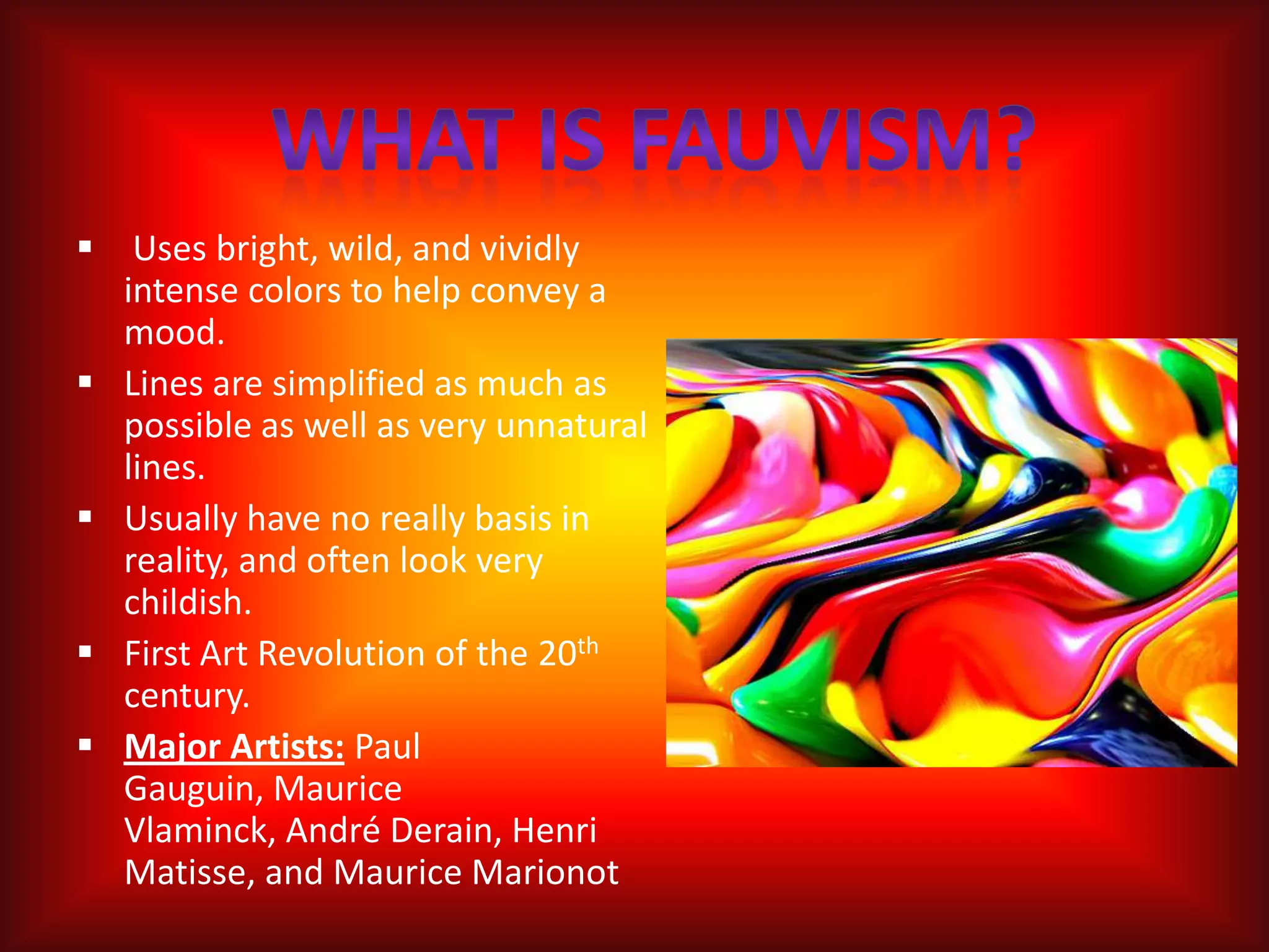 Fauvism presentation | PPTX