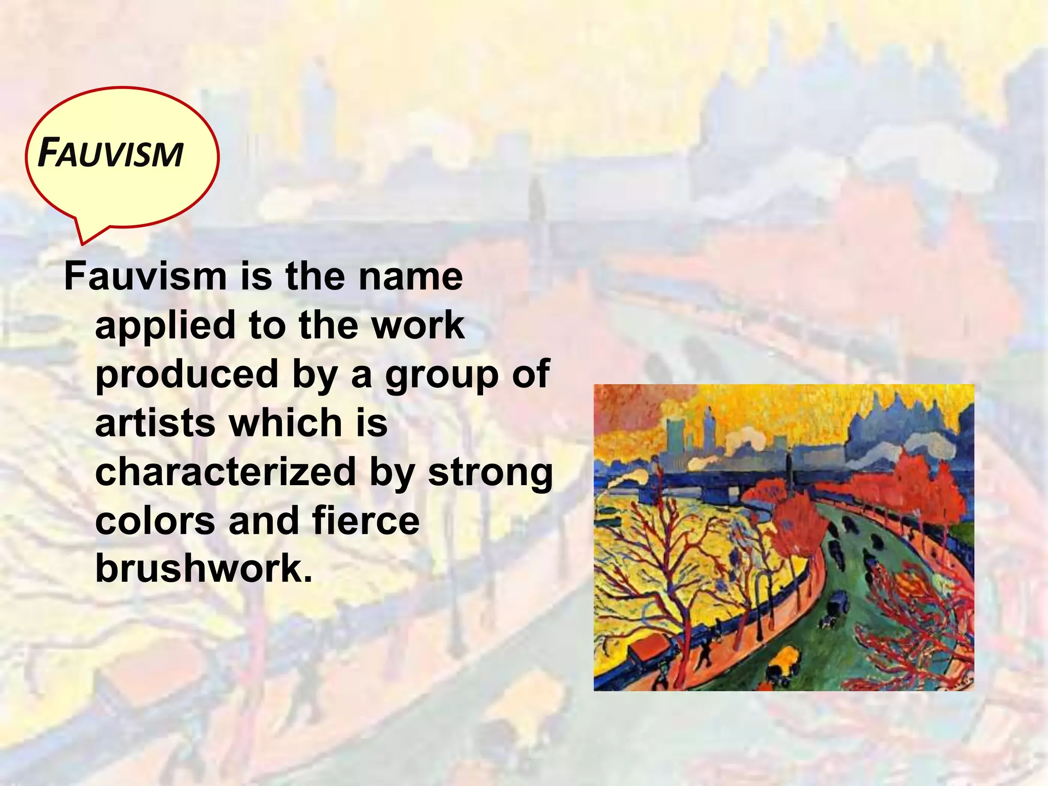 Fauvism presentation | PPTX