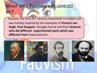 Fauvism presentation | PPTX