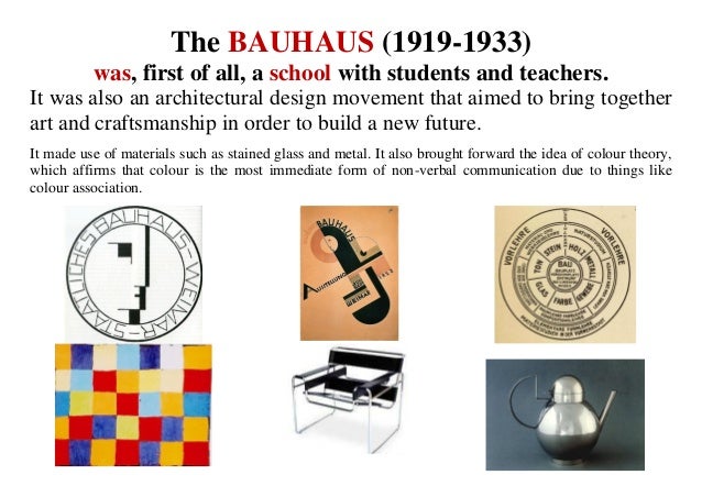 A CLIL lesson about Bauhaus