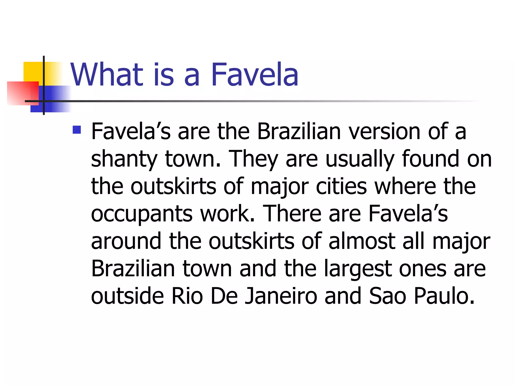 Favelas | PPT