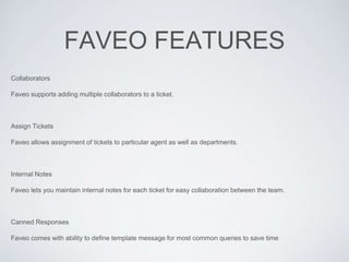 Faveo helpdesk | PPT