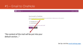 "These are a Few of My Favourite Things" - The OneNote Edition | PDF
