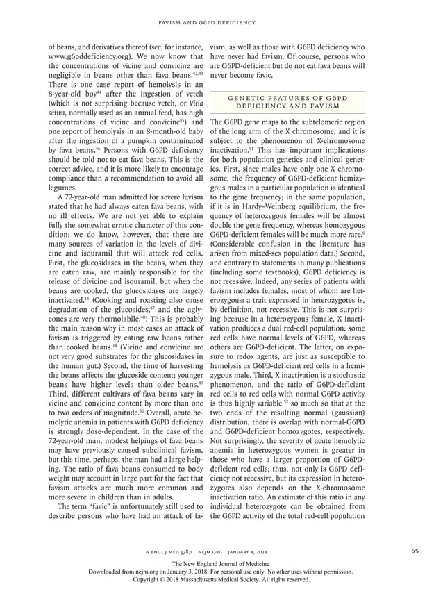 Favism and Glucose-6-Phosphate Dehydrogenase Deficiency.pdf