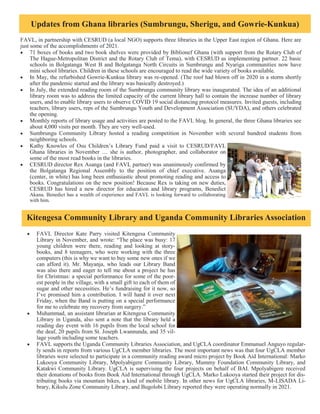 Favl newsletter 2021 | PDF