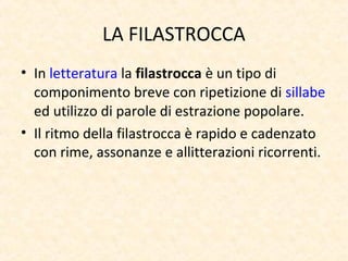 Favole a rovescio filastrocche | PPT