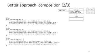Favor composition over inheritance | PPT
