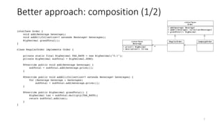 Favor composition over inheritance | PDF