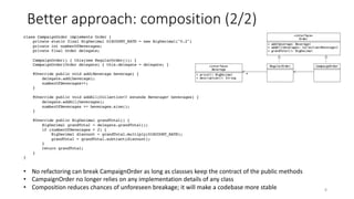 Favor composition over inheritance | PPT