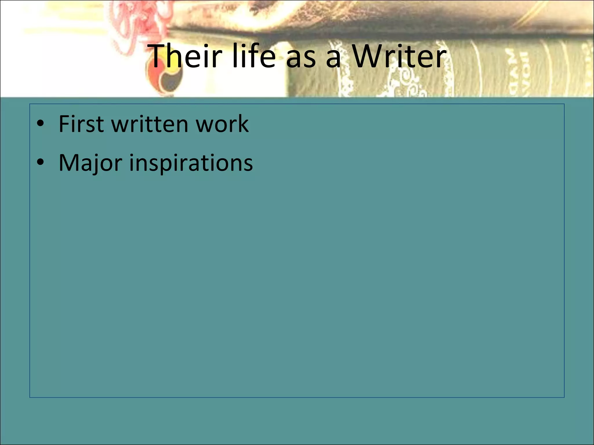 Favorite Author | PPT