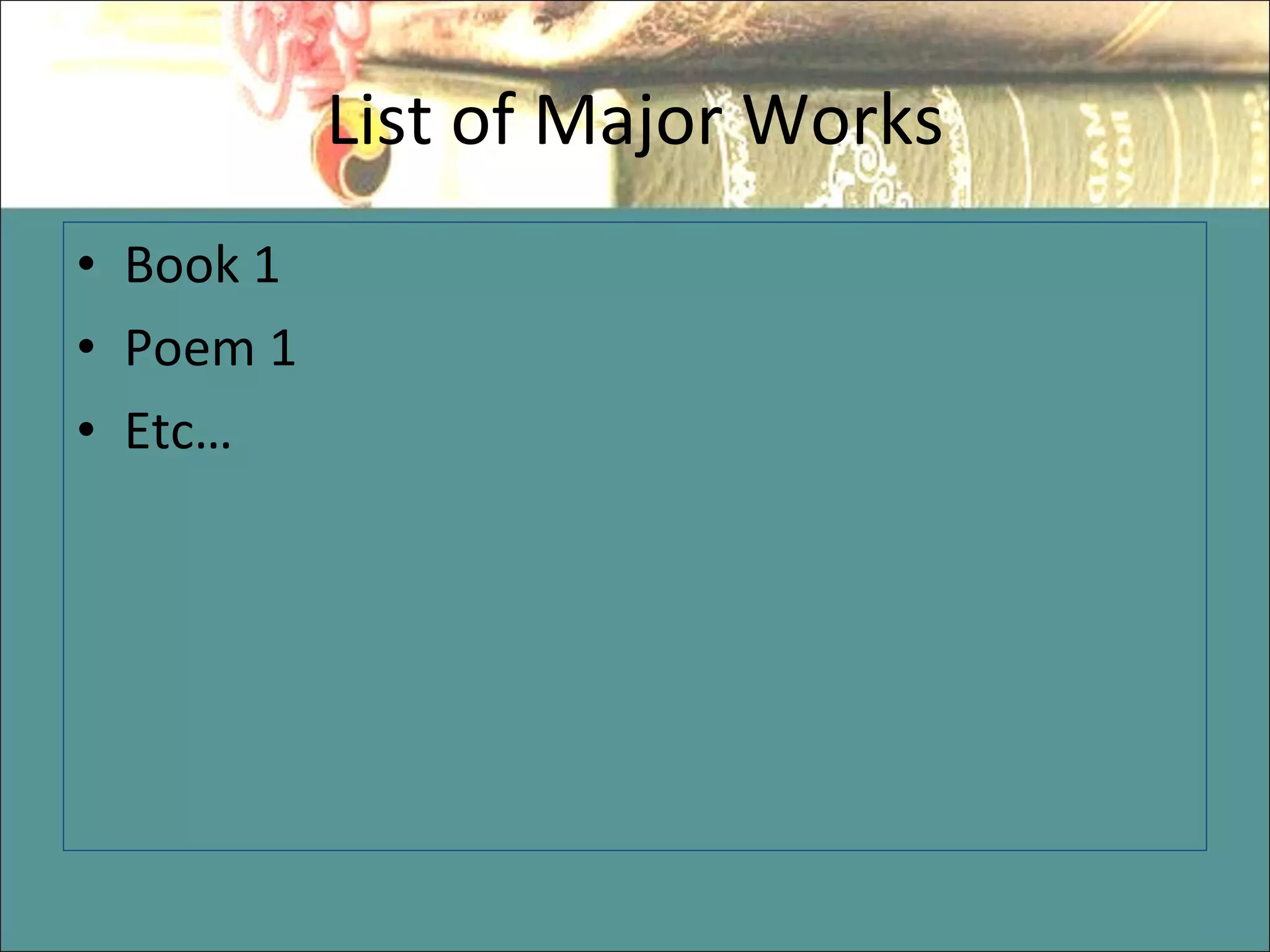 Favorite Author | PPT