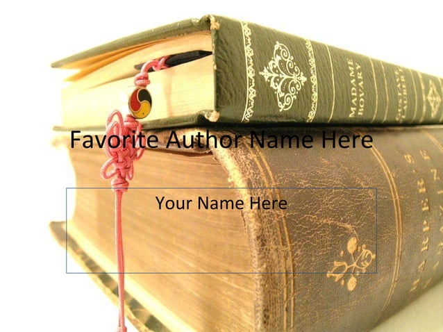 Favorite Author | PPT