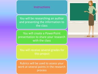 Favorite authors research project | PDF