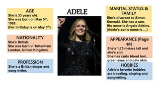 FAVORITE CELEBRITY - ADELE.pptx