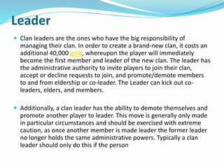 Clash of Clans | PPTX