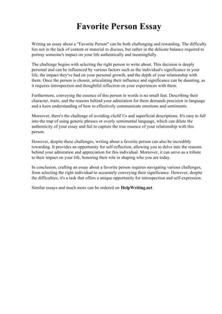 Favorite Person Essay.pdf