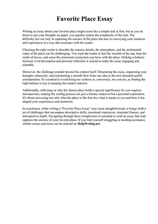 Favorite Place Essay.pdf