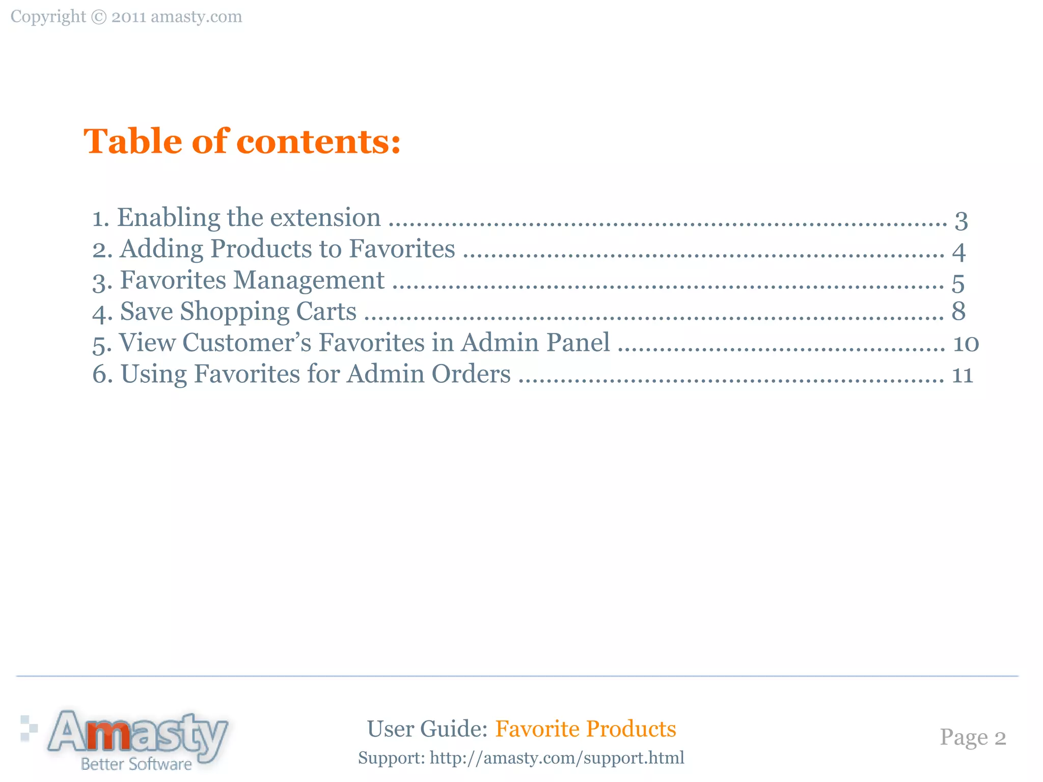 User Guide for Favorite Products Magento extension by Amasty | PPT