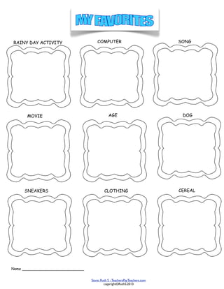 Back to school favorites | PDF