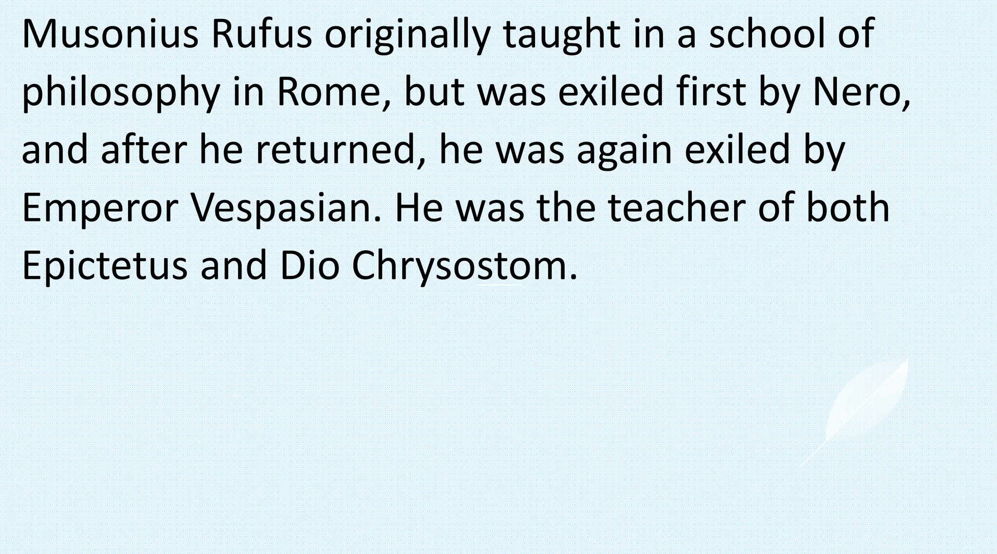 Major Roman Stoic Philosophers, My Favorite Maxims: Epictetus, Rufus ...